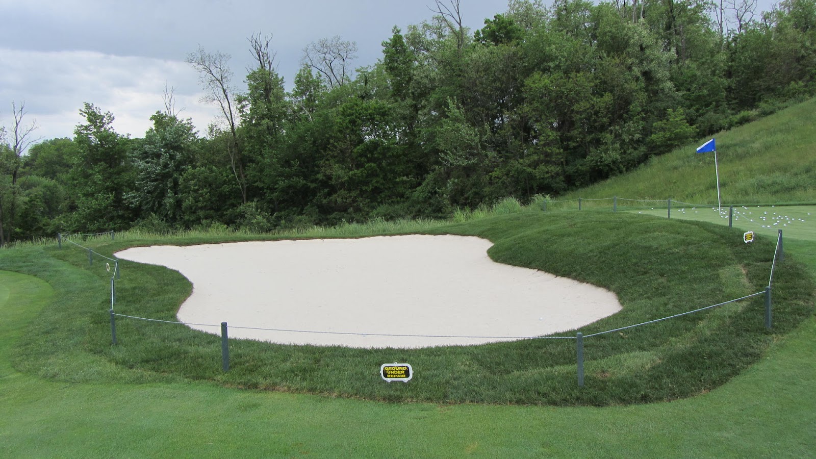 Diamond Run Golf Course Maintenance: Practice Bunker