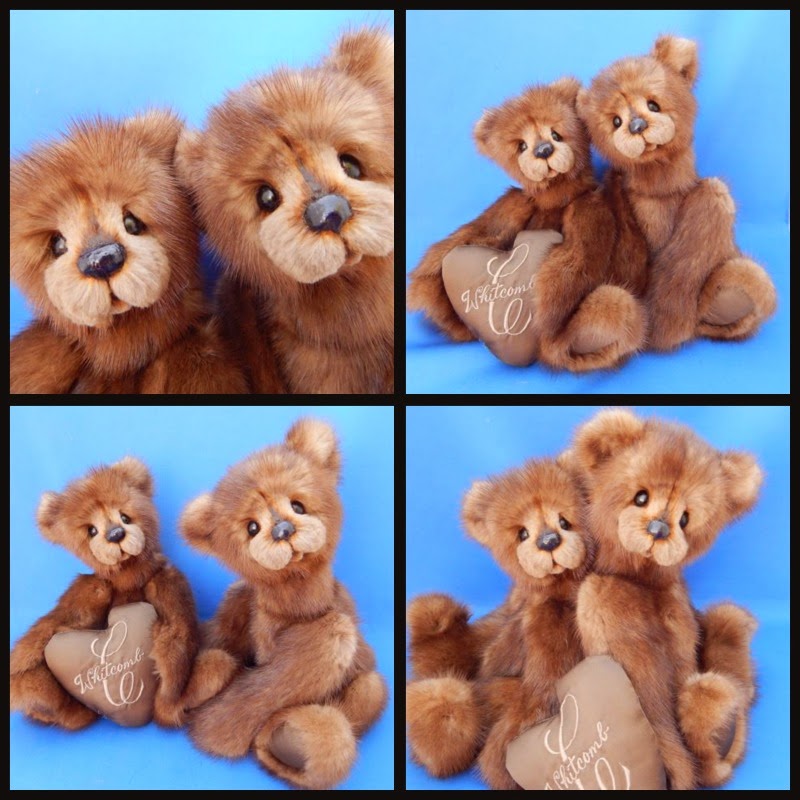 Designed By Kathy Myers: Two Custom Teddy Bears