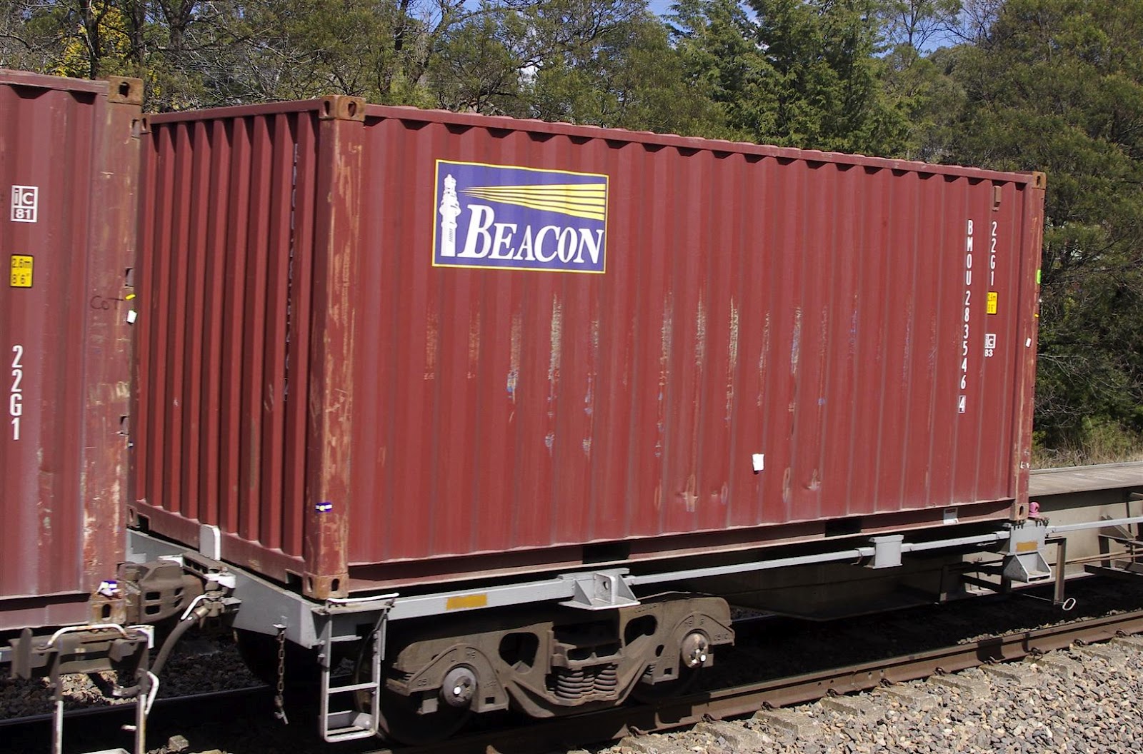 Rollingstock News: Shipping Containers on 8168