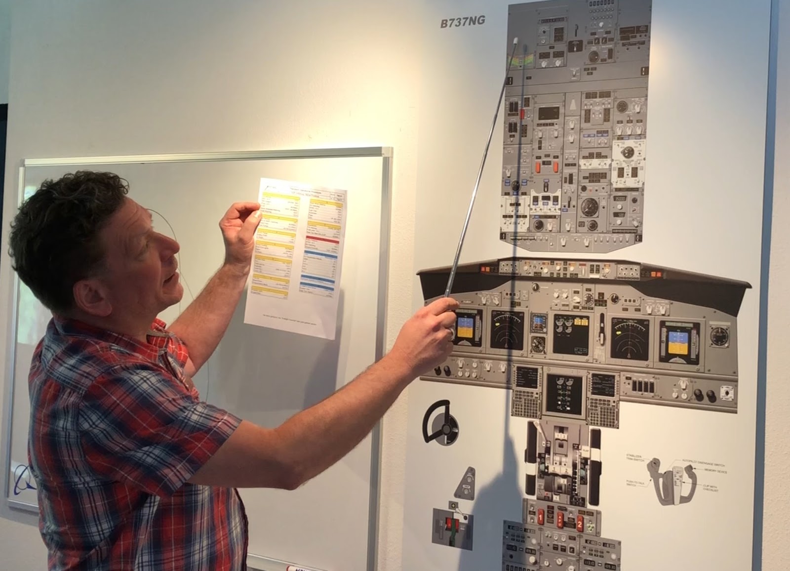 Boeing 737.800 simulator: Training event