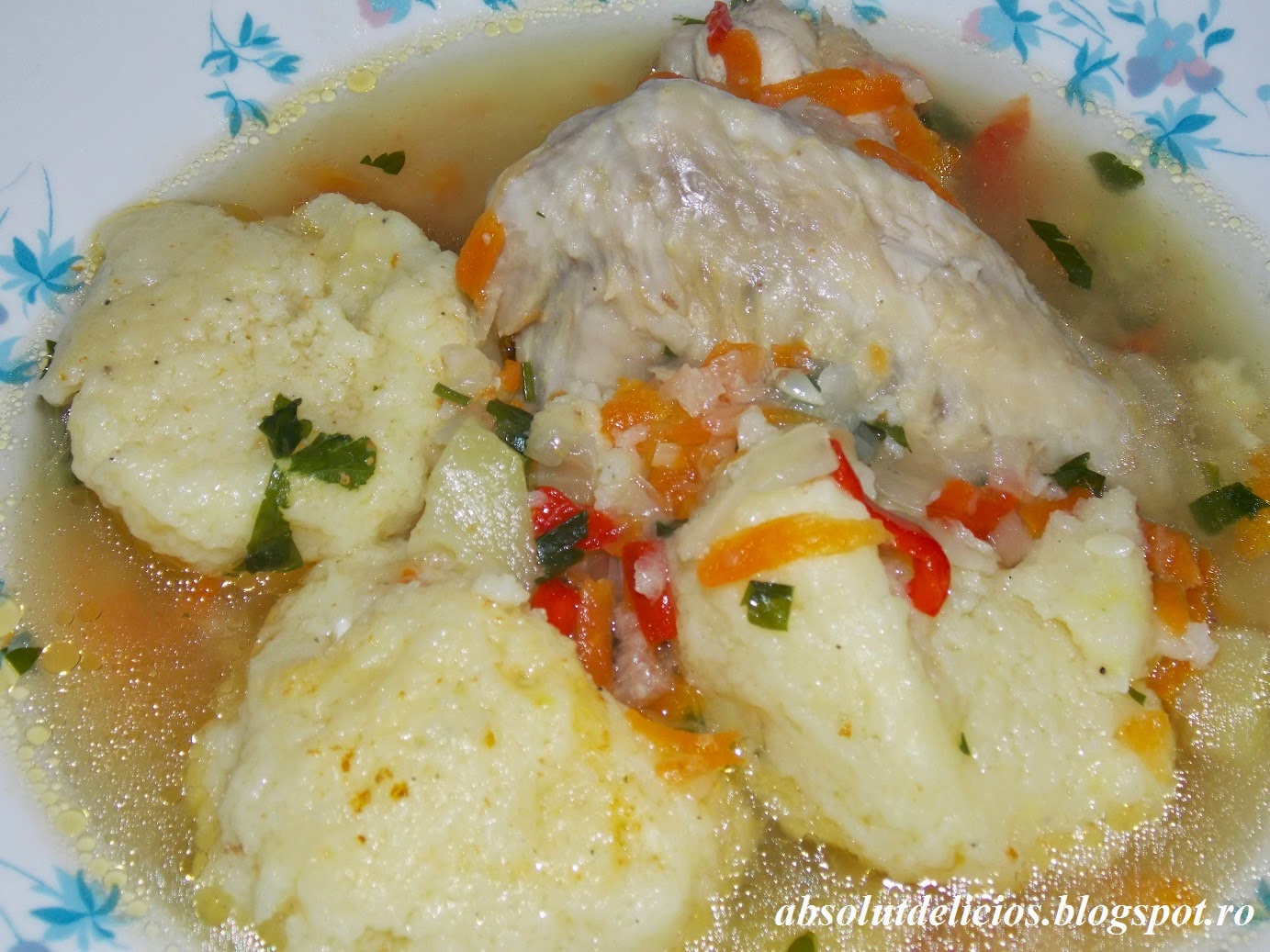 Absolut Delicios: SUPA CU GALUSTE