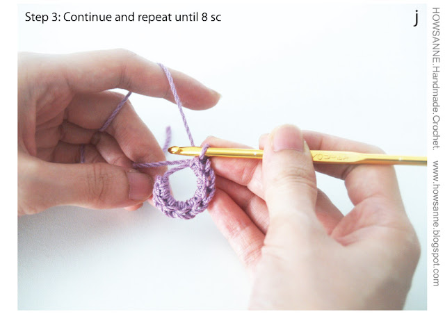 Howsanne Handmade Crochet : Tutorial: How To Crochet A Magic Ring