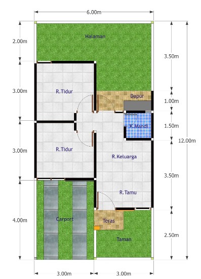 Kavling Siap Bangun "GAPURA Ciborelang": Kavling & Denah Tipe