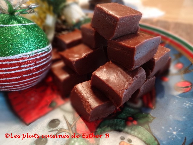 Les plats cuisinés de Esther B: Fudge fondant