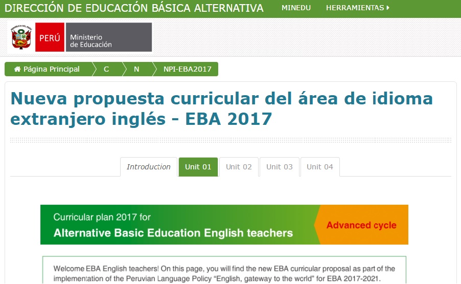 INGLES-EBA-LIMA METROPOLITANA: Conoce más sobre la nueva Propuesta ...
