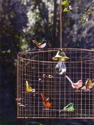 A Little Bit of British from Across The Pond: Bird Cage Lamp Shades ...