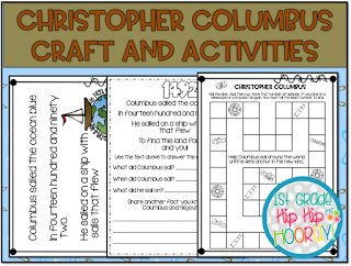 1st Grade Hip Hip Hooray!: Christopher Columbus