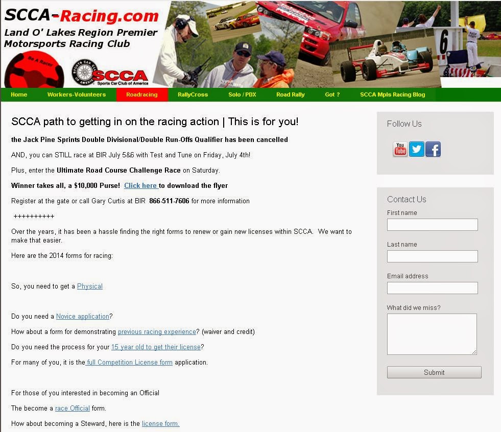 Jungle Motor Sports: June 2014