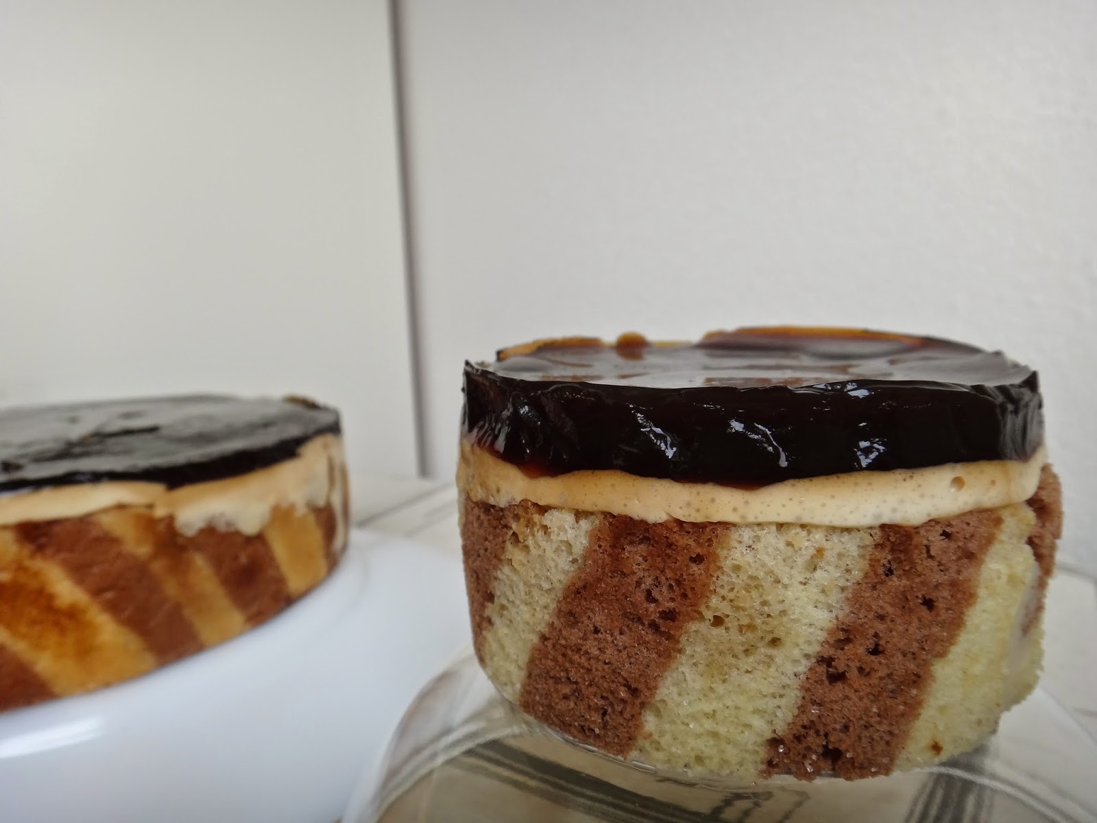 My Mini Bites: Coffee bavarois cake and Brussels banket / paleis banket