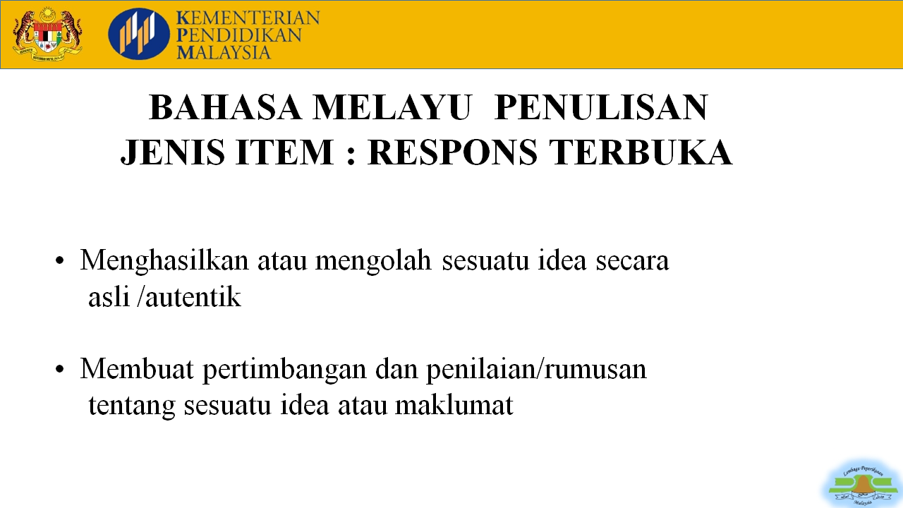 Penataran Format UPSR BM 012 -2016 emperor ~ CATATAN @ GURU BESAR