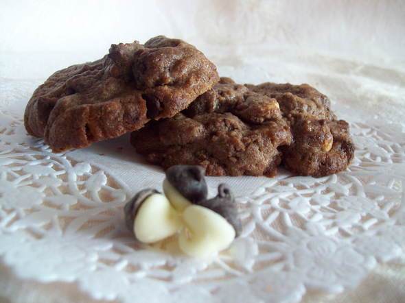 Biscuits aux trois chocolats de Ricardo - Miam ! Des biscuits