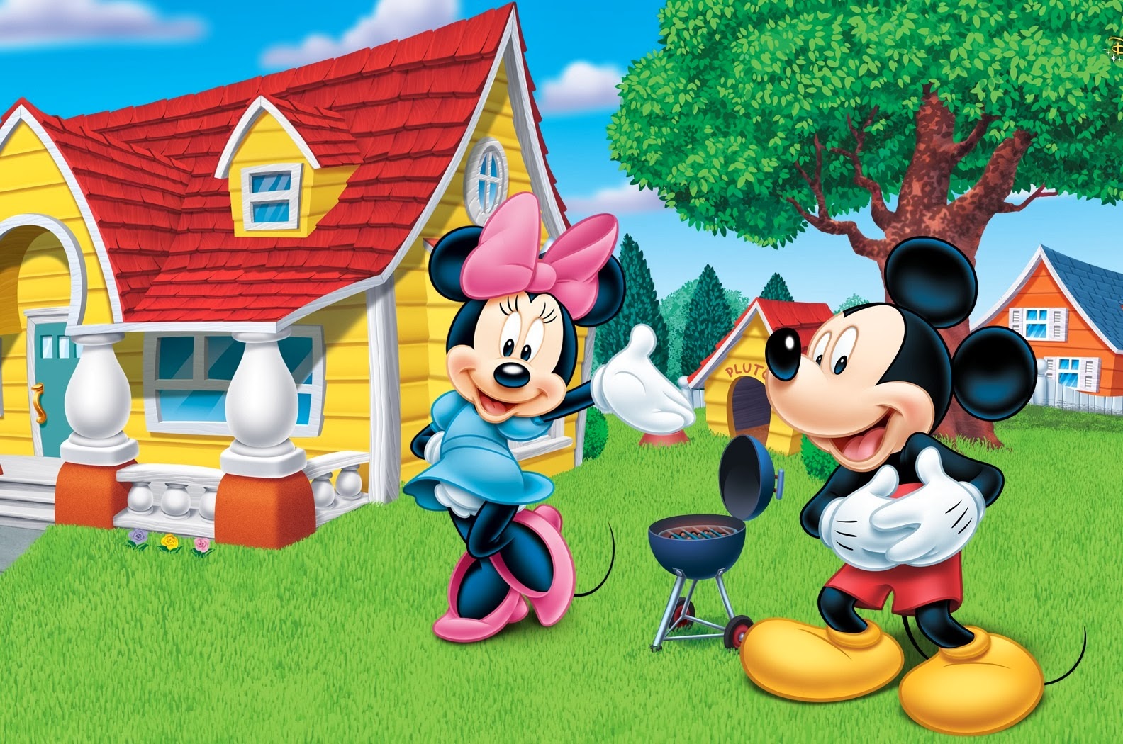 Disney Cartoon Mickey Mouse & Minnie Mouse 4u HD Wallpaper - all 4u ...