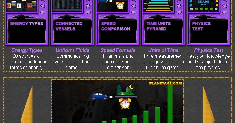 Electronic Game School: Physics games for kids