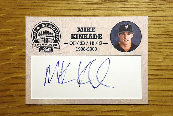 The Amazing Shea Stadium Autograph Project: #560) MIKE KINKADE