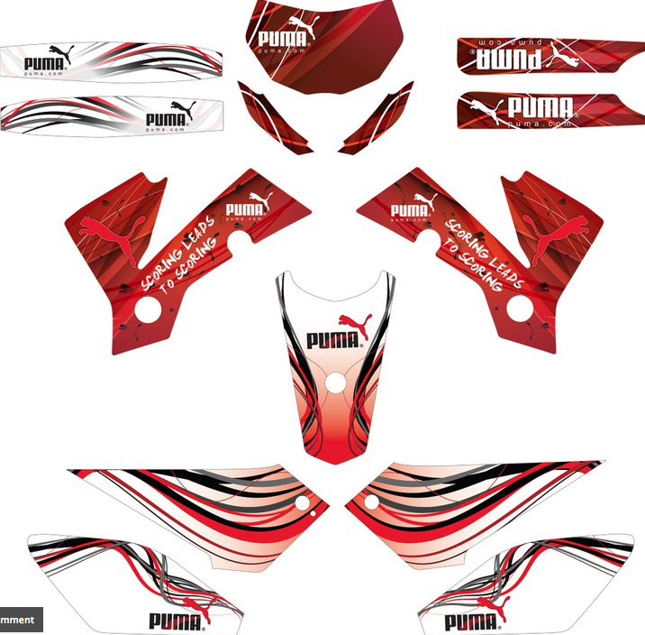 DTM 150 Decals - SuperXmoto | SuperMoto