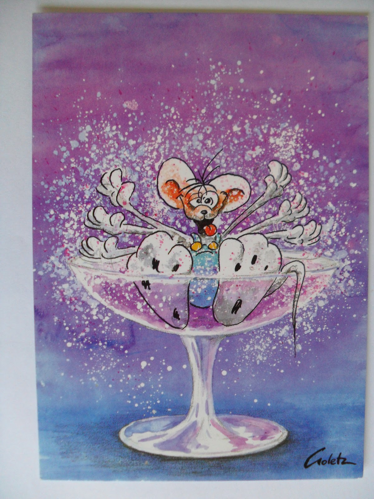 Veronika's postcards from around the world: More Diddl cards