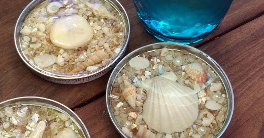 Seashell Resin Coaster Ideas