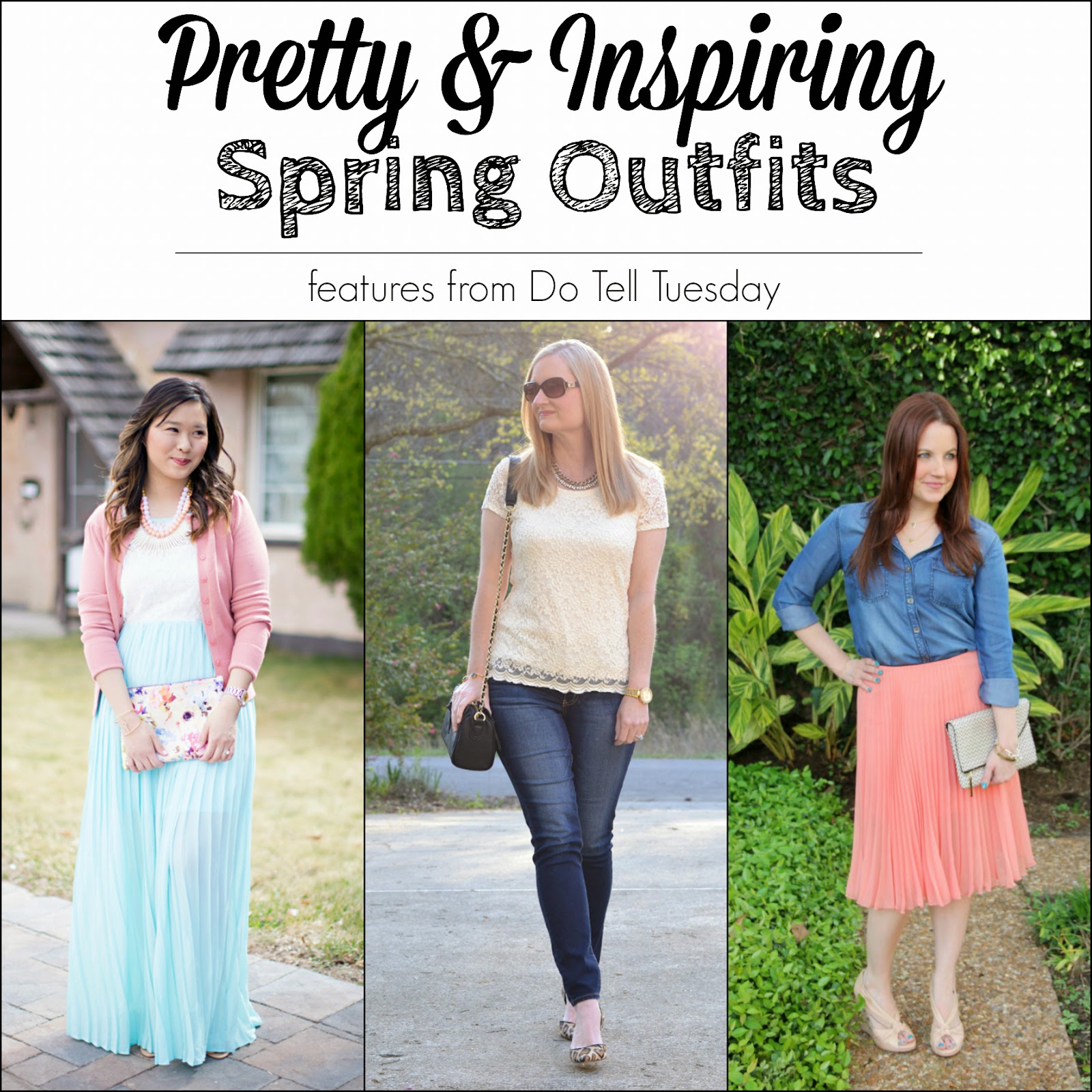 Pretty & Inspiring Spring Outfits + Do Tell Tuesday #69! ~ Diane's ...