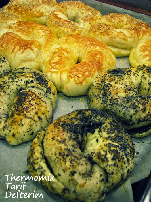 Thermomix Tarif Defterim: Turkish Style Bagel "Açma": Plain or with ...