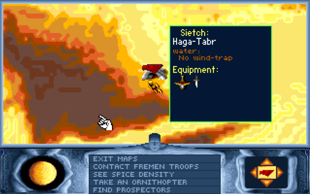 The Best Games Ever: Dune 1 - Fremen Sietch Caves Locations Screenshot