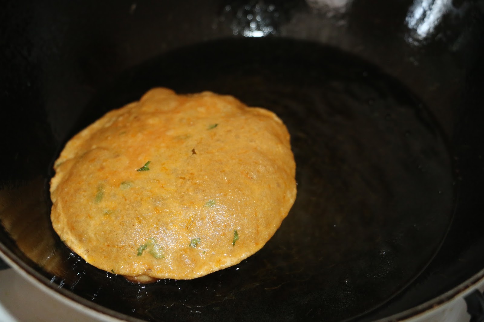 yummy delight for u: Pumpkin puri recipe / Namkeen Kaddu poori