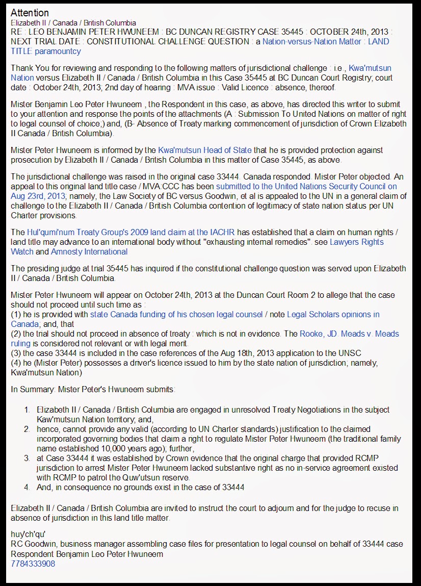 Plus One News Central: CONSTITUTIONAL CHALLENGES