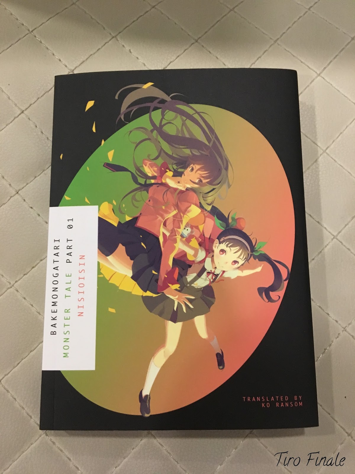 Bakemonogatari and Kizumonogatari Book Arts!