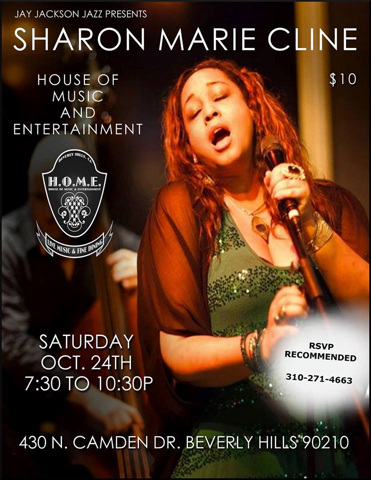 Jazz Global Beat: Saturday October 24 divine vocalist Sharon Marie ...
