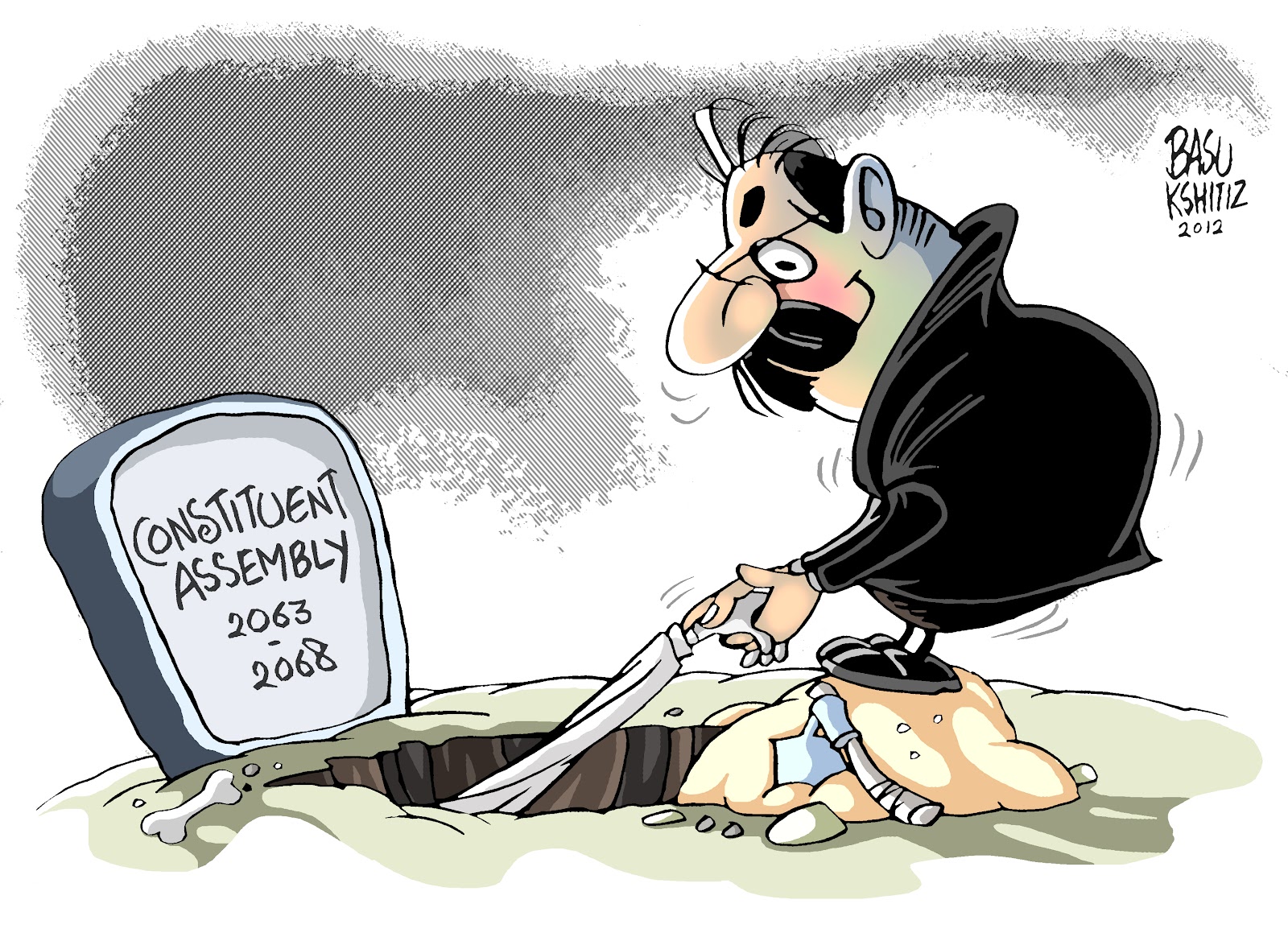 MY WORLD OF CREATION: cartoon of prachanda by basu kshitiz in the ...