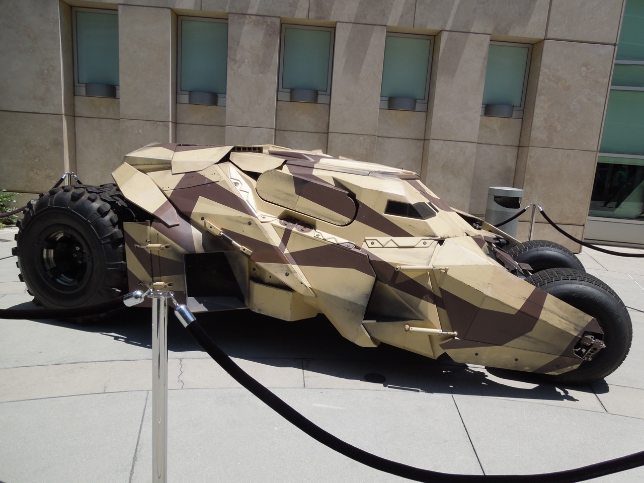 Hollywood Movie Costumes and Props: Camo Tumbler from The Dark Knight ...