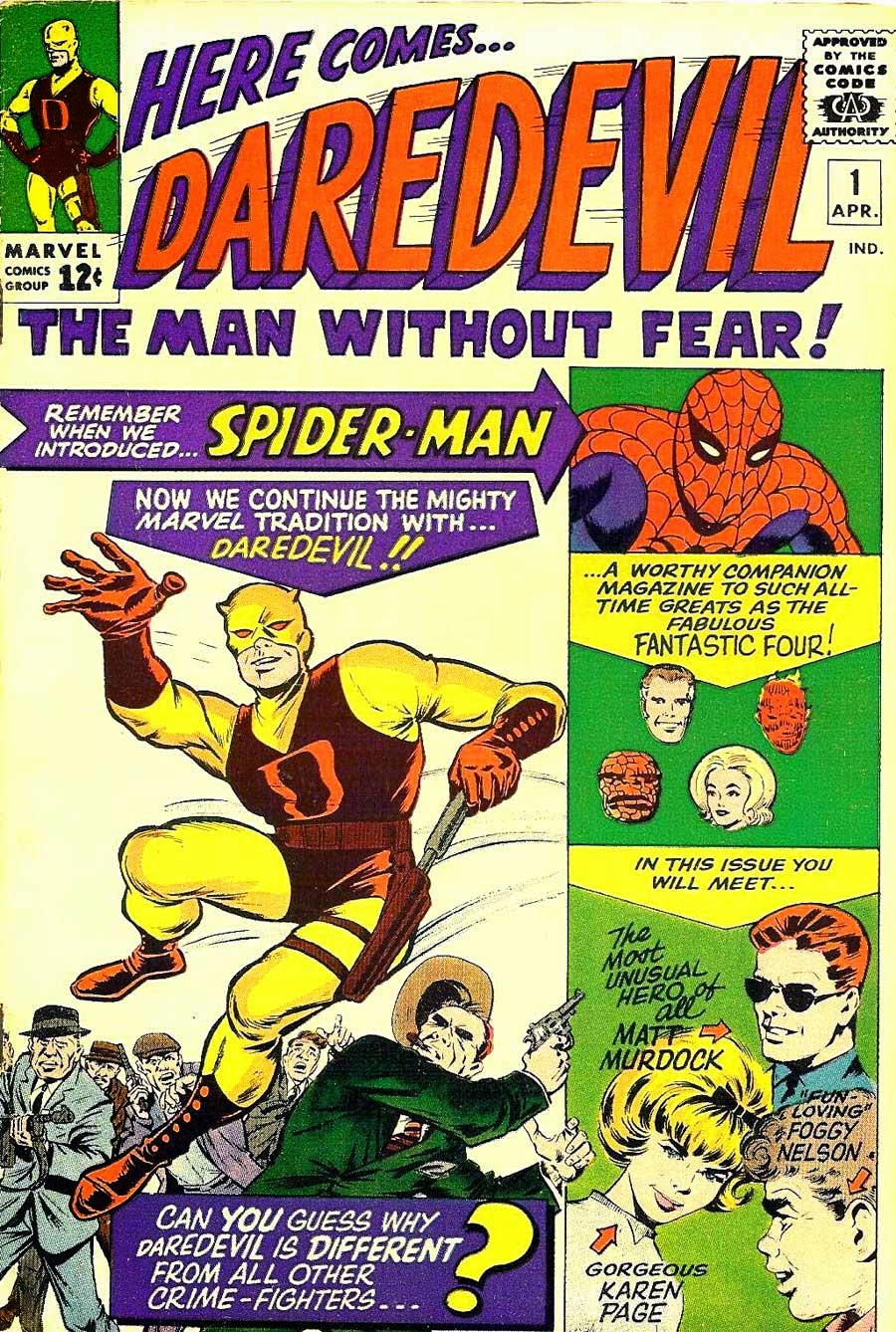 Daredevil #1 - 1st appearance - Pencil Ink