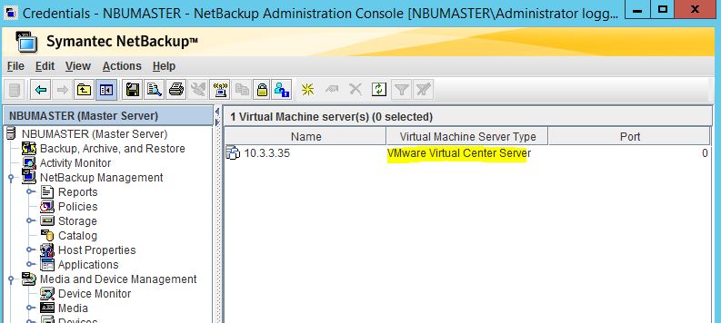 Remote Infrastructure Management: NetBackup 7.7.2 VMware backup ...