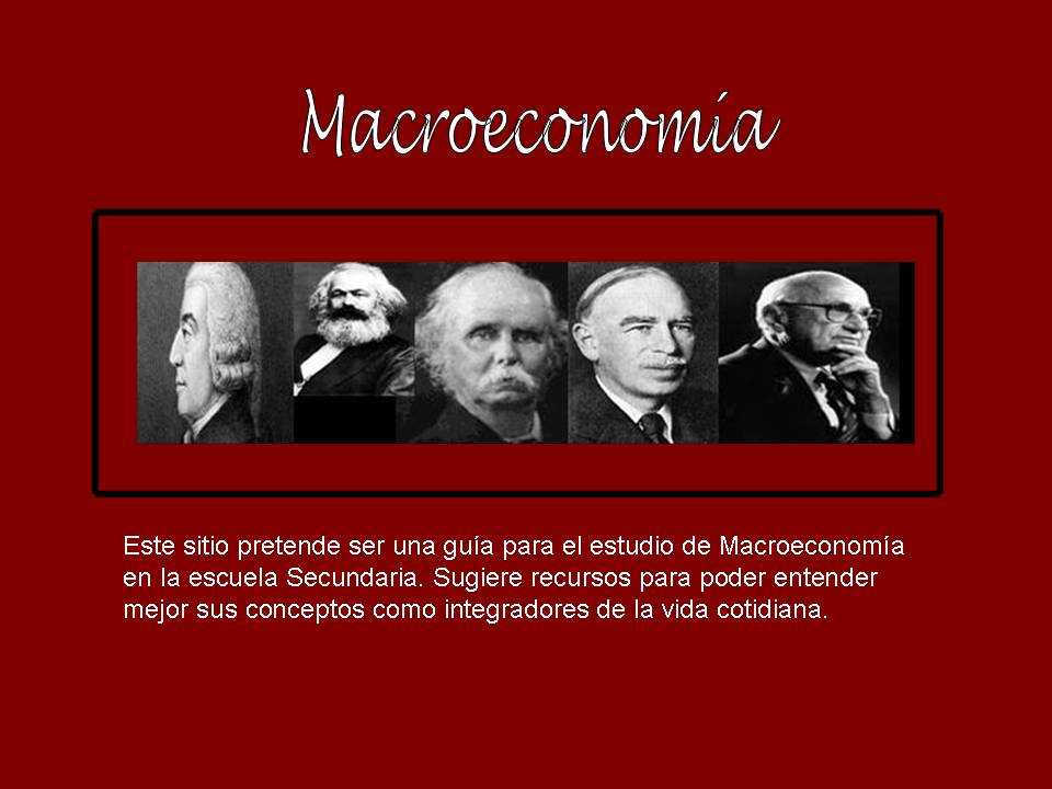 Blog de Macroeconomía: PROGRAMA