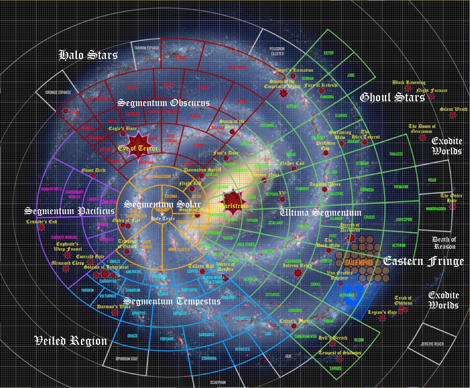Calypso 1577: Amas de Tion = Empire Tau