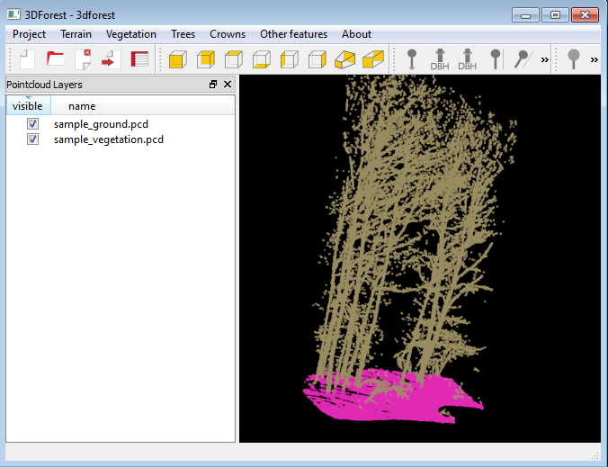 dominoc925: Segment individual trees from TLS point clouds with 3DForest