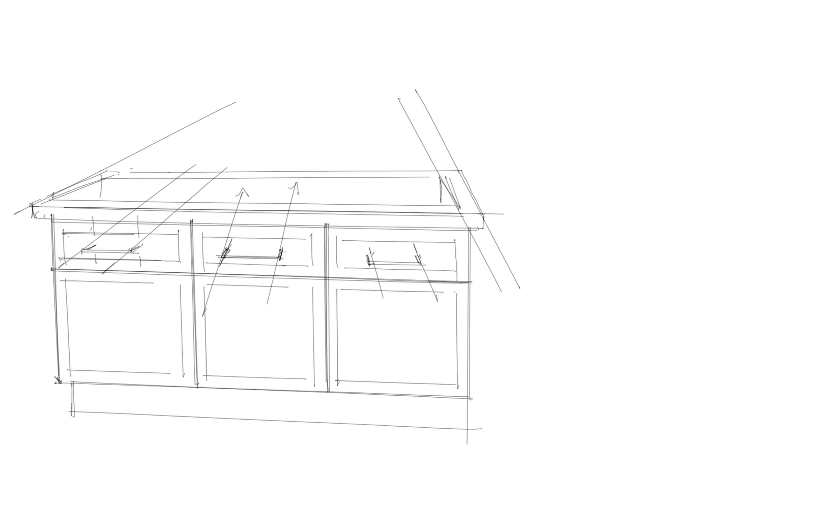 Interior Design Rendering: Understanding details on a bathroom cabinet