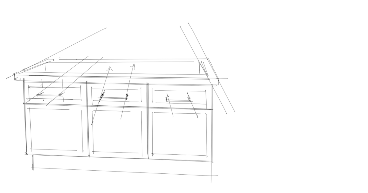 Interior Design Rendering: Understanding details on a bathroom cabinet
