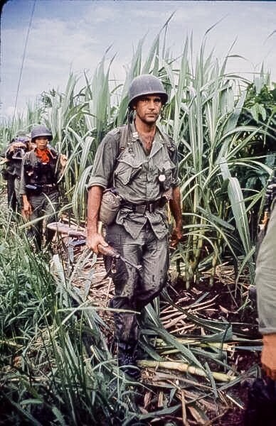 SNAFU!: U.S. Army Captain Robert Bacon leading a patrol in the Mekong ...