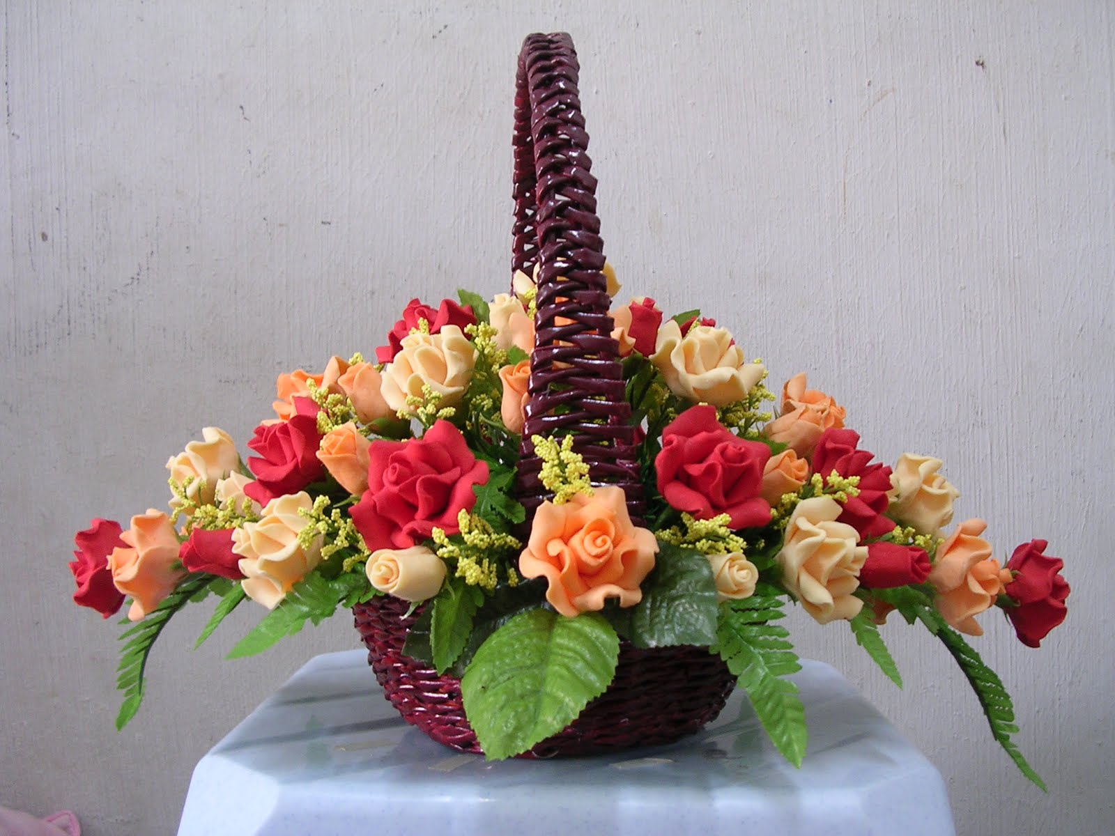 Bunga Sabun Collection: Gubahan bakul lonjong