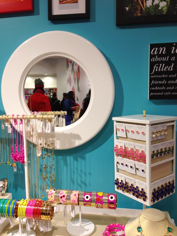 The Pink Chalkboard: Gallery Wall at Kate Spade's Outlet