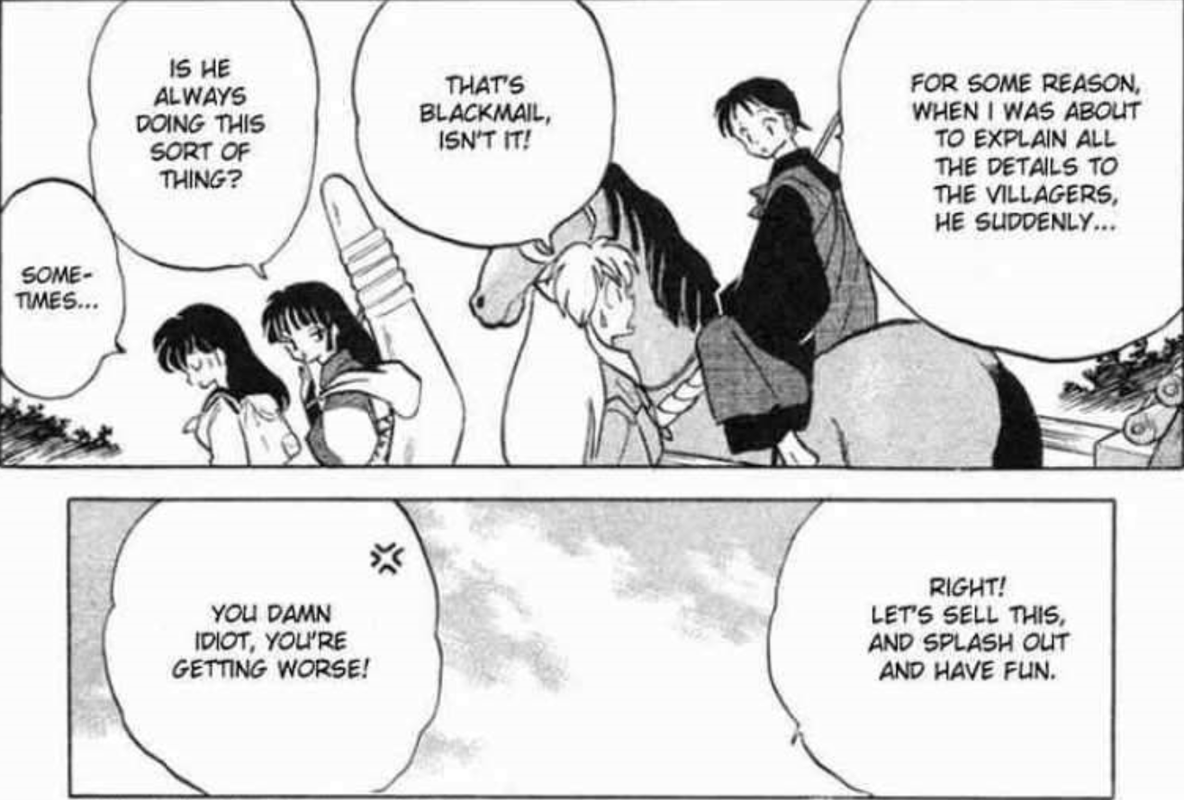 Manga Snark: Inuyasha Manga: 100 Judgment on the Snake