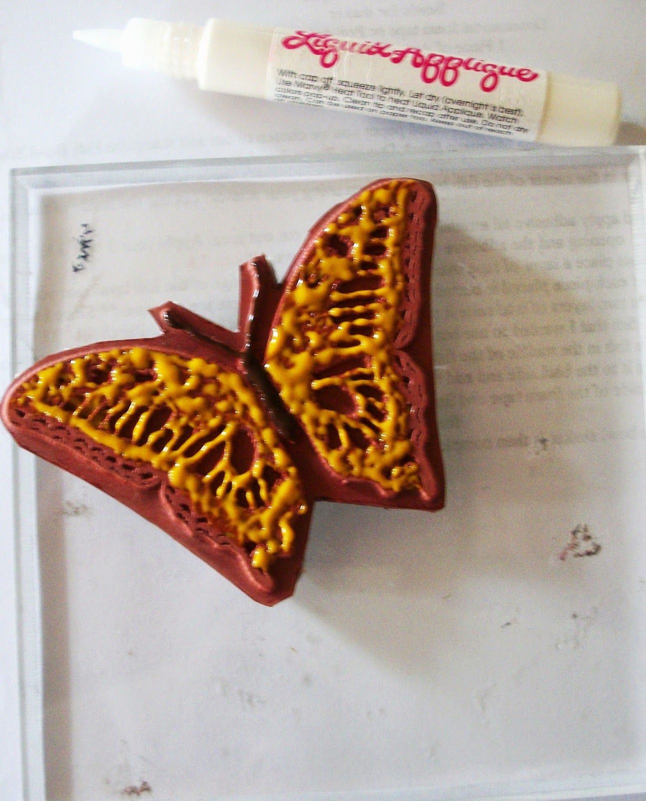 For the Love of Cardmaking: Stamping with Liquid Applique-