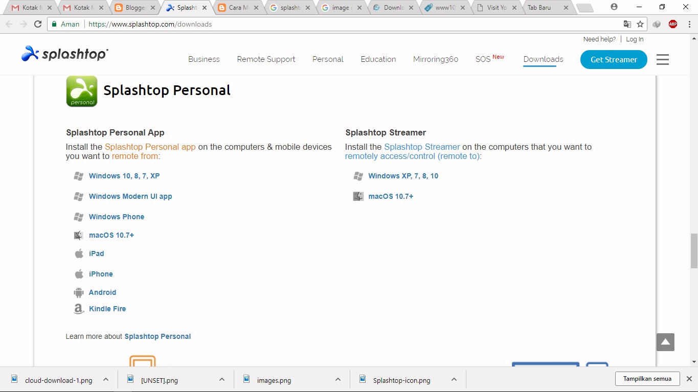 REMOTE DESKTOP MENGGUNAKAN SPLASHTOP