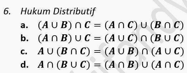 Pembuktian Hukum Distributif (Aljabar Himpunan) ~ Rifandy Blog