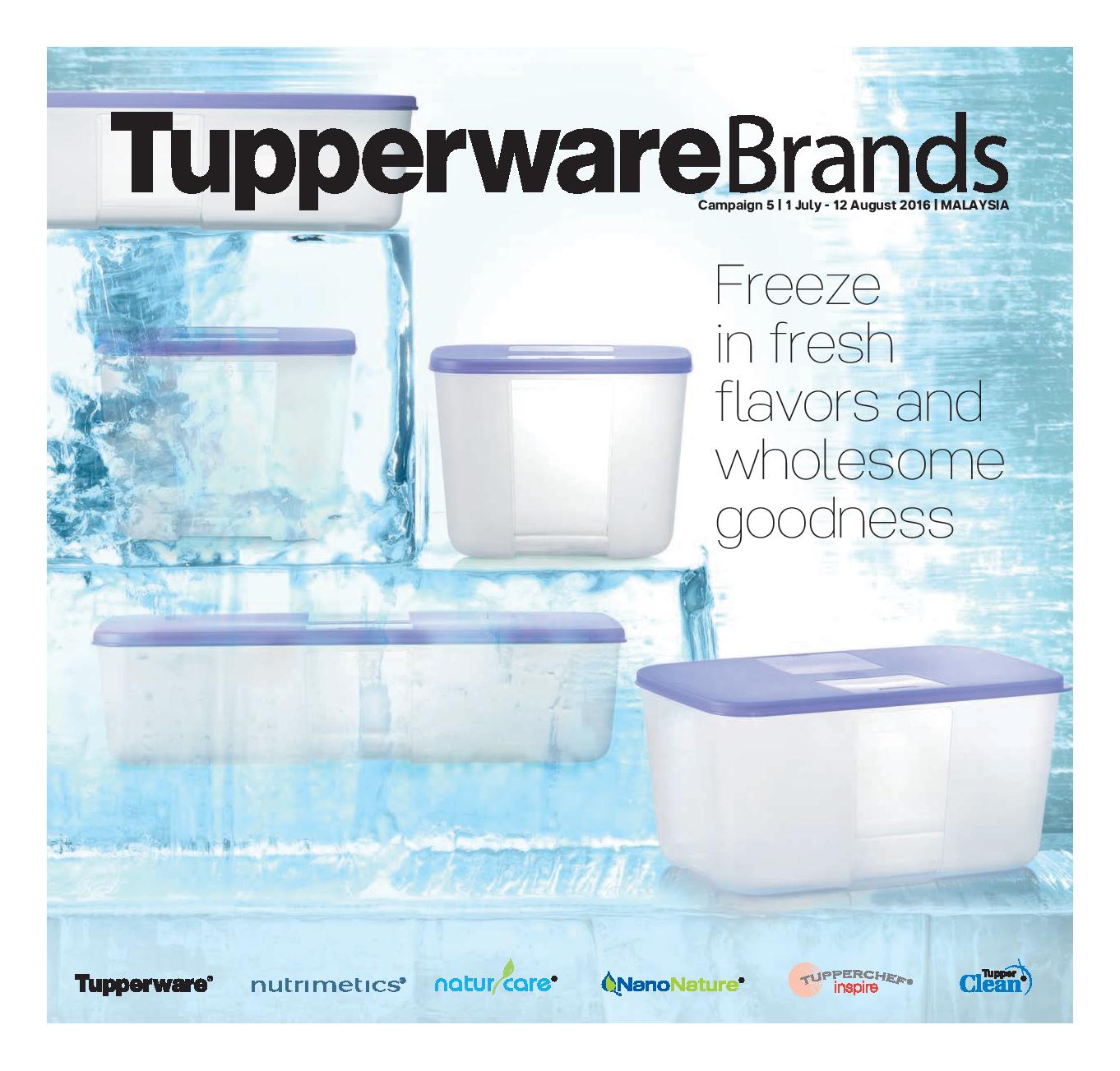 Tupperware Catalog 01 July 2016 - 12 August 2016 | Tupperware Kakakshop ...