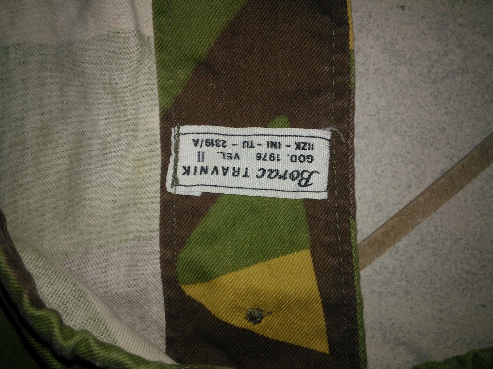 Military Camouflage: The M68 MOL camouflage set - 1 set avaliable