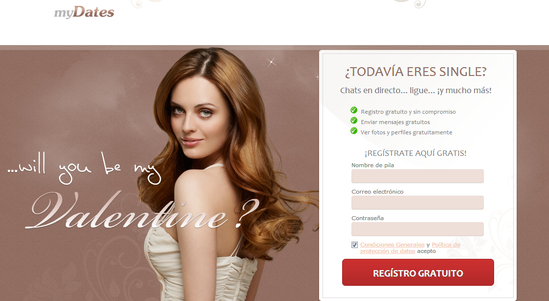 Paginas de contactos: myDates | Como ligar en Internet