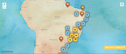 Uêba - O mapa da cachaça no Brasil.