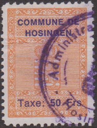 Luxembourg Communal Revenue Stamps: Hosingen (→ 2012)