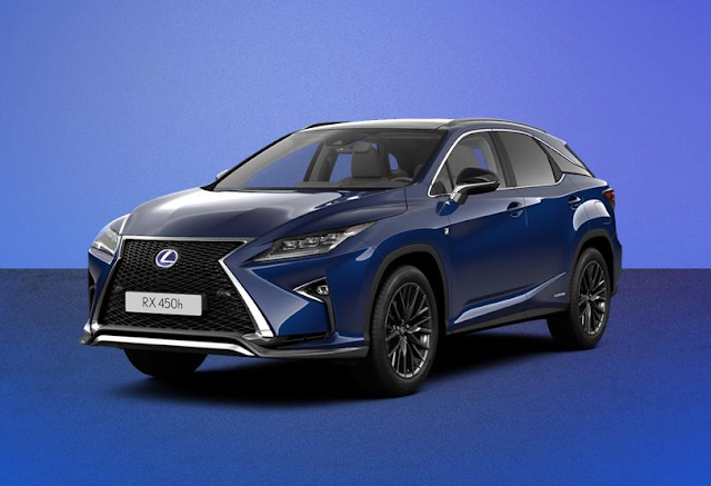 Lexus RX 450h (2015 à 2019) - Couleurs, code peinture